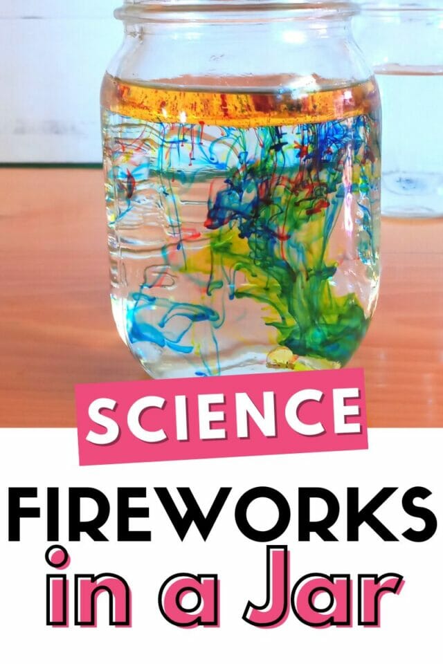 Fireworks in a Jar for Kids