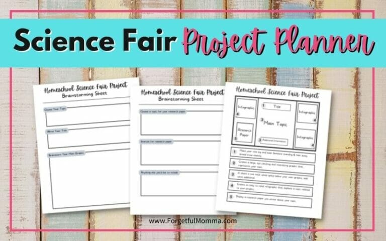 Step-by-Step Science Fair Project Planner for Homeschoolers